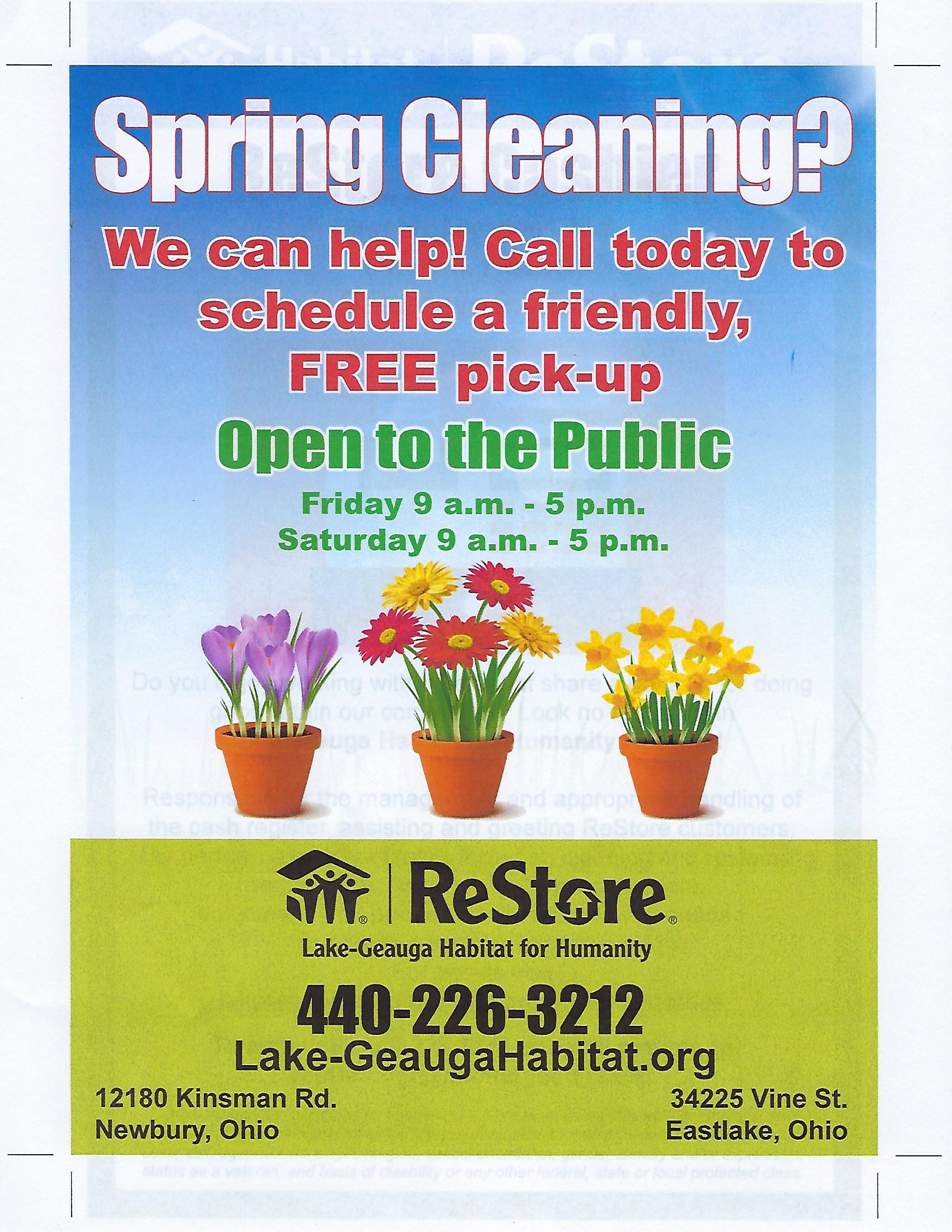 Spring Cleaning - Geauga News