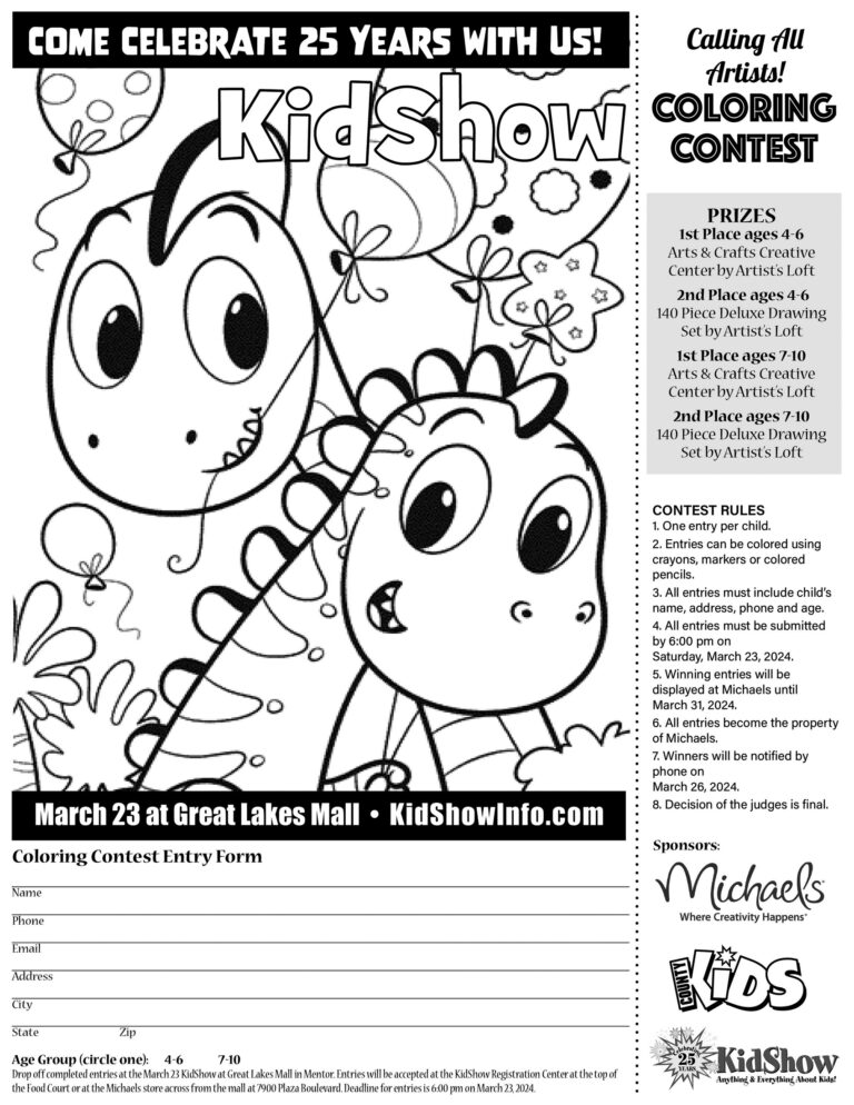 Coloring Contest Page 2024 - Geauga News